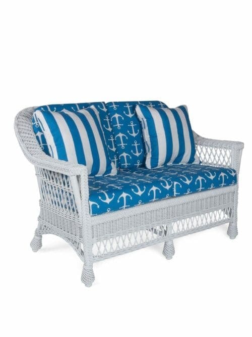 Savannah Wicker Loveseat - Cottage Home