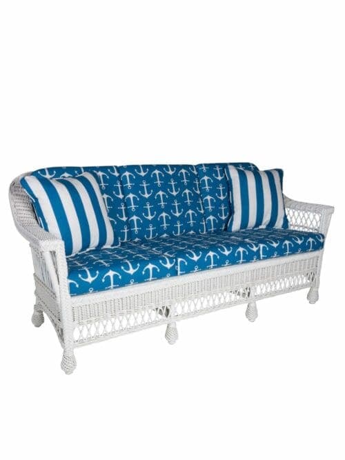 Savannah Wicker Sofa - Cottage Home