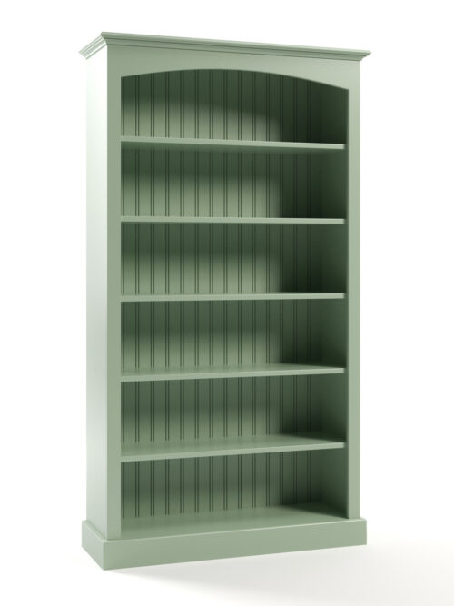 Carolina Wide Tall Bookcase - Cottage Home | American Made Furniture
